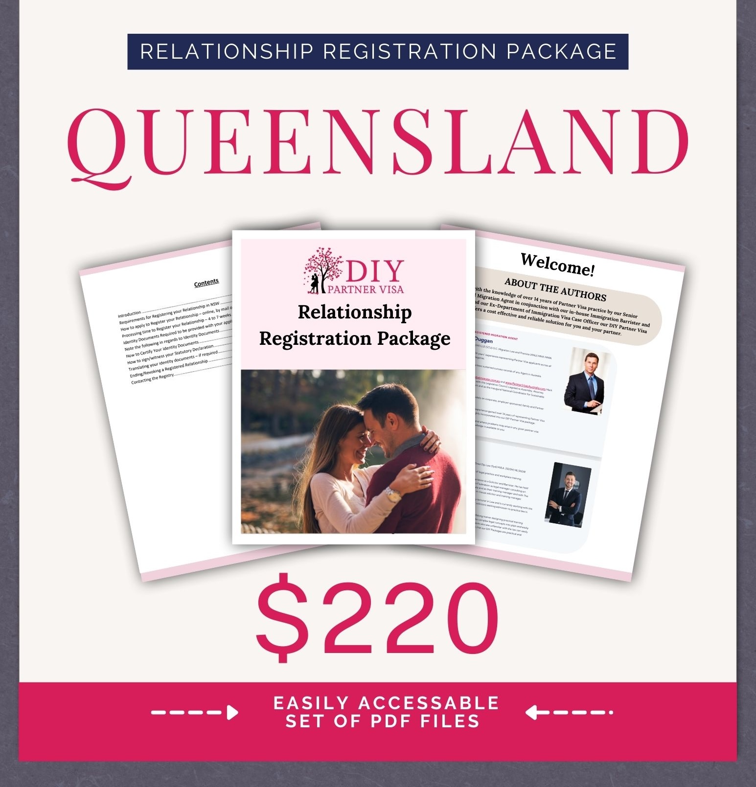Queensland Relationship Registration Package - DIY Partner Visa